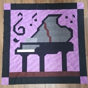 Grand Piano Quilt Pattern: Multiple Size Quilt (PDF Download) - Etsy