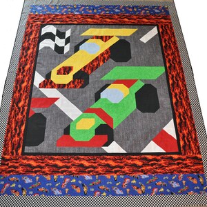 Race Car Quilt Pattern: Beginner-friendly, Multiple Sizes (digital ...