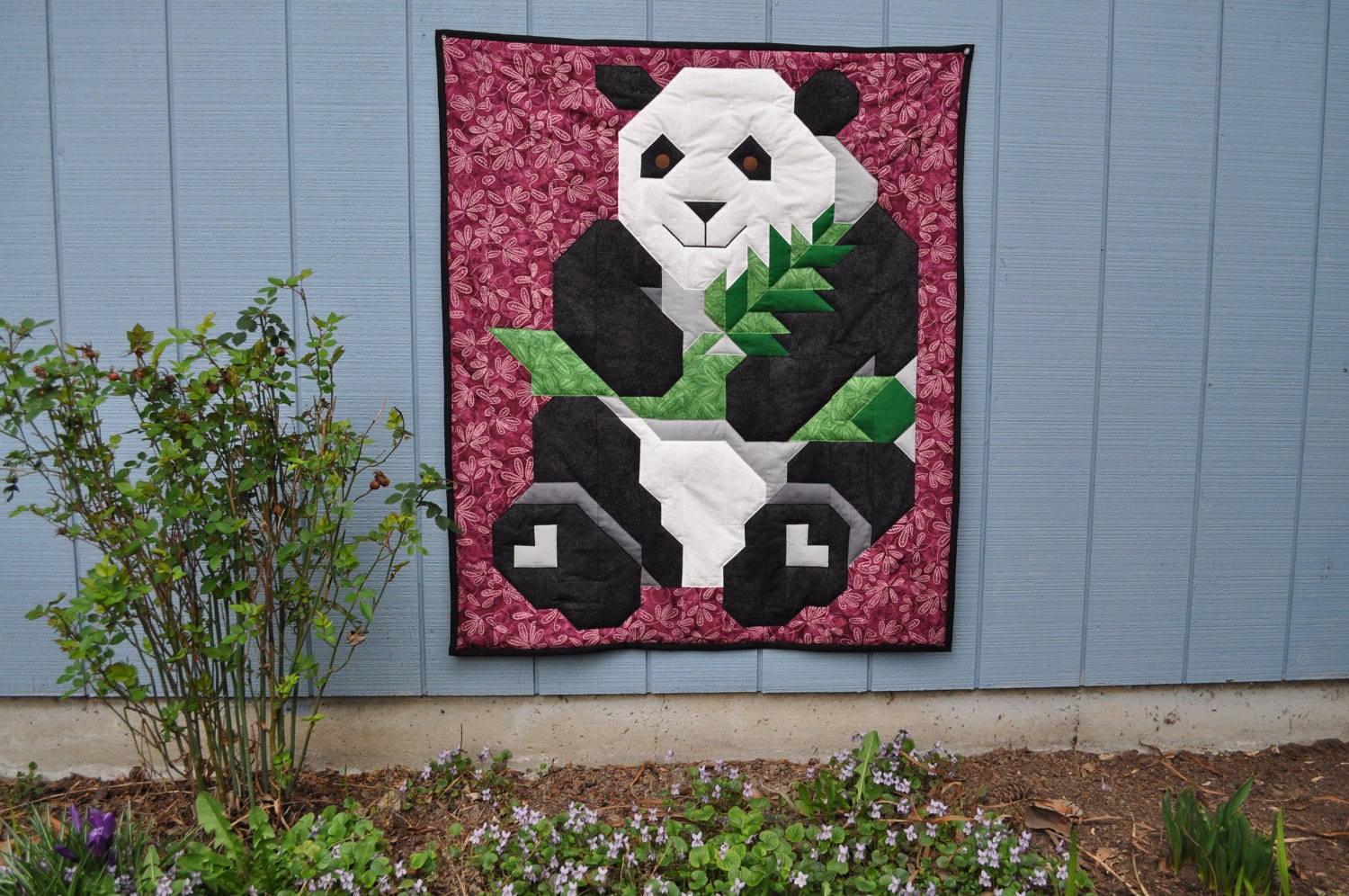 Panda Quilt Pattern With 3 Sizes: 36x42 Baby 24x28 Wall and - Etsy