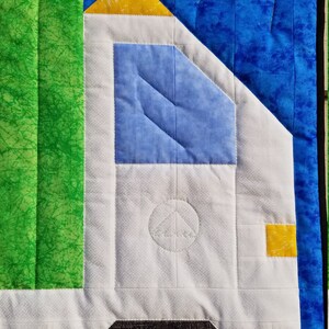 Garbage Truck Twin Quilt Pattern: Easy Pieced Design (PDF Pattern) - Etsy
