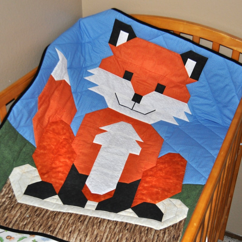 Fox Quilt - Etsy
