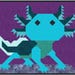 Axolotl Quilt Pattern With Multiple Sizes, Instant Download PDF - Etsy