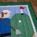Golfer Quilt Pattern With 3 Sizes, Instant Download PDF, Golfing Quilt ...