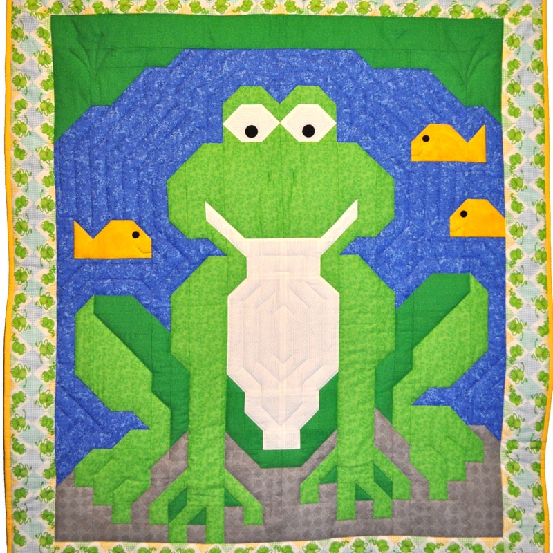 Frog Quilt Pattern - Etsy