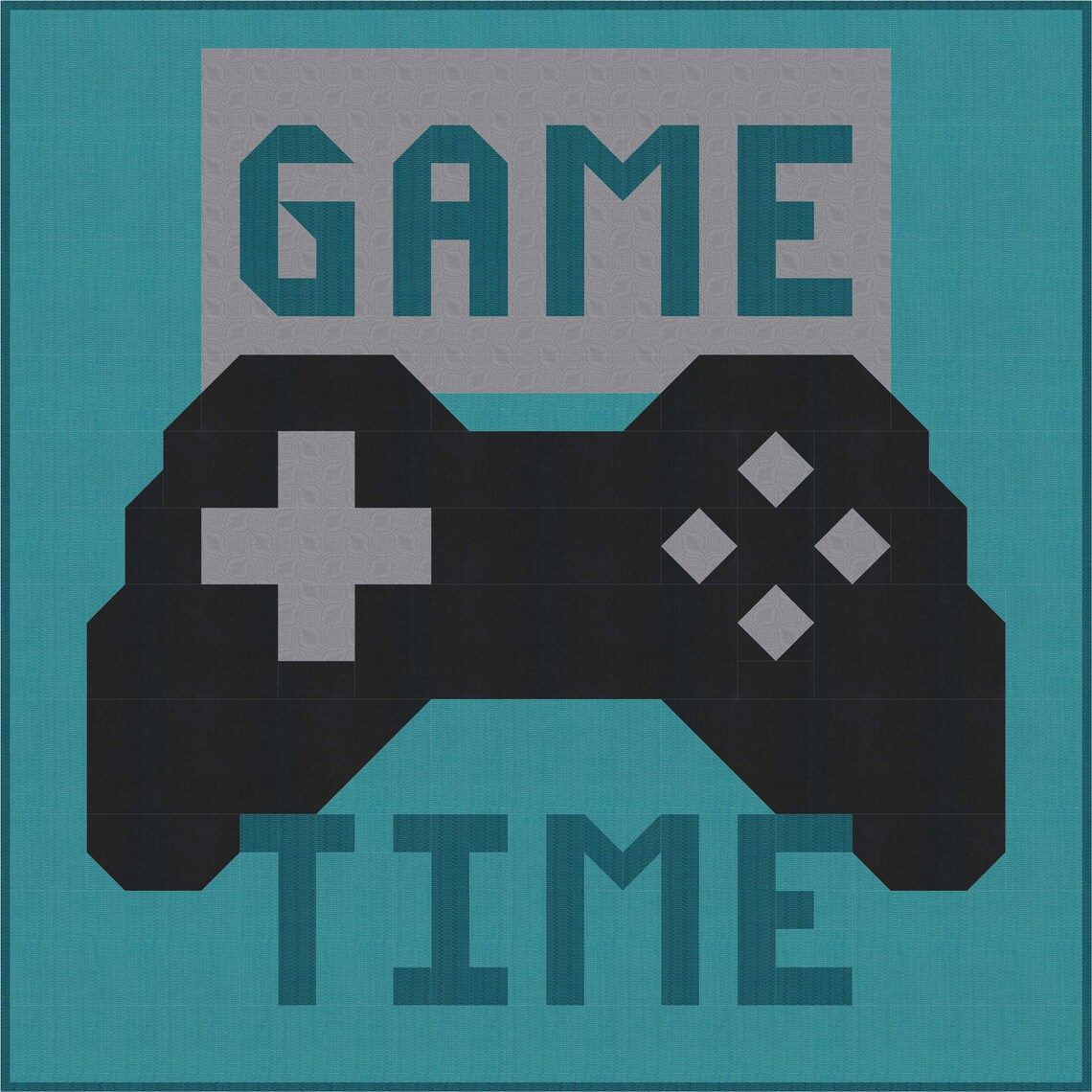 Game Time Quilt Pattern 3 Sizes: 56x56 42x42 and 28x28 - Etsy