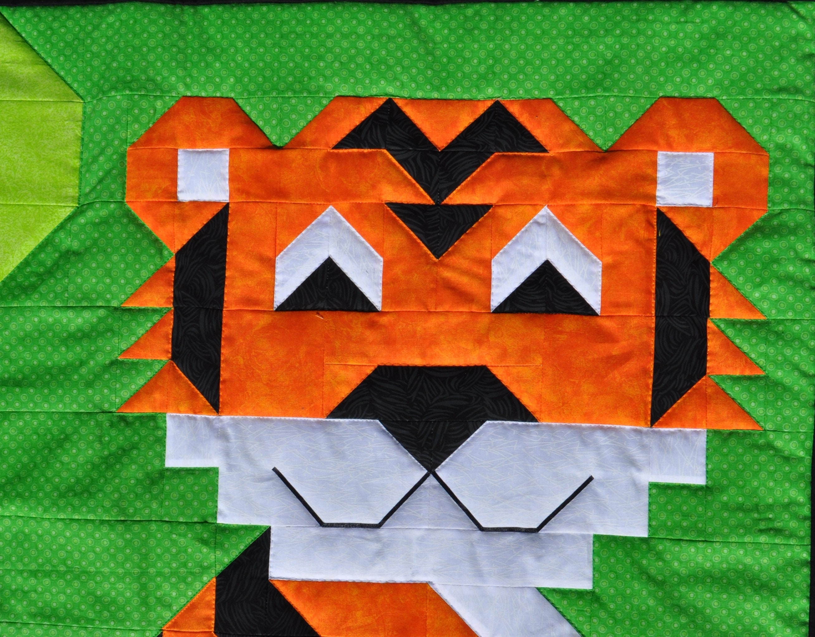 Tiger Baby Quilt Pattern With 3 Sizes: 36x42 Baby 24x28 - Etsy Canada