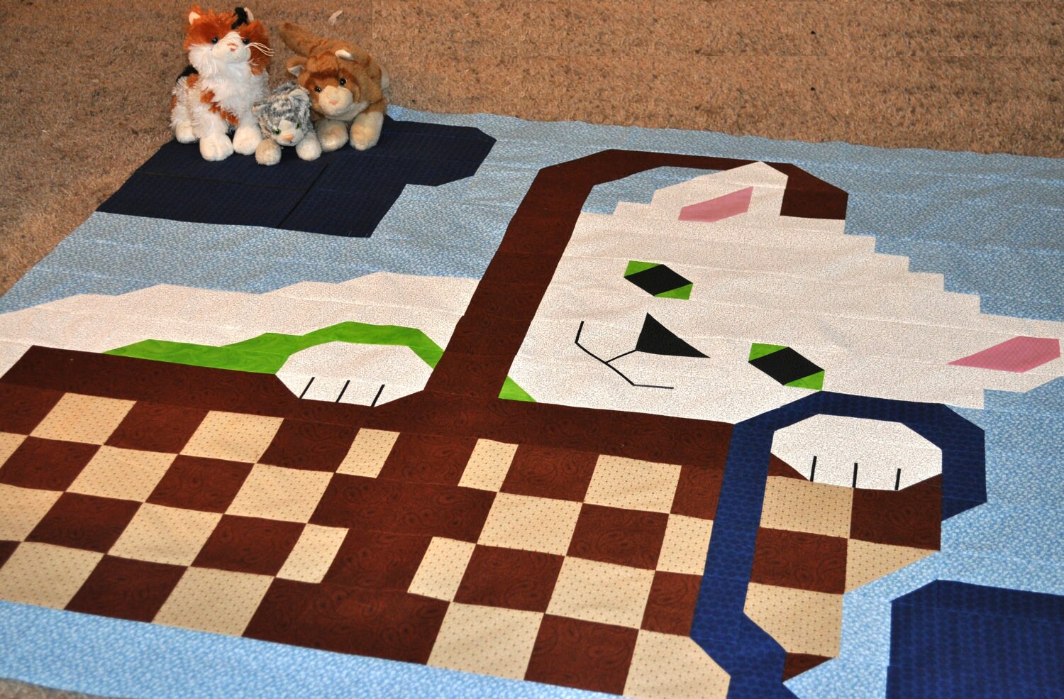 Kitty Quilt Pattern in Multiple Sizes PDF Instant Download | Etsy