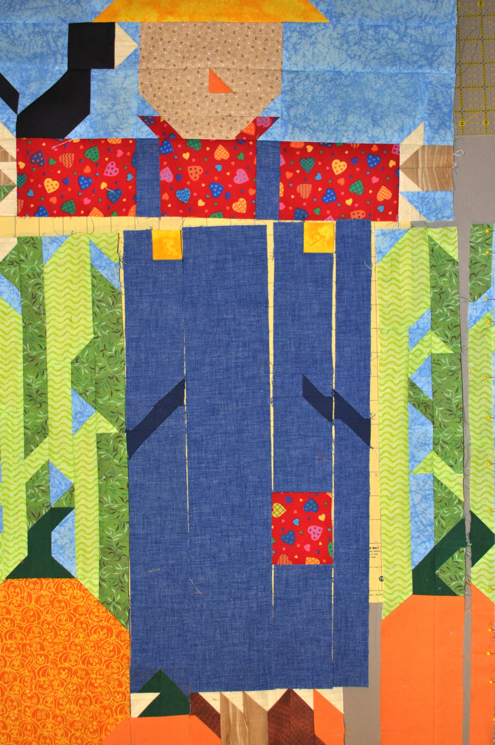 Scarecrow Quilt Pattern: 20x36 Inch Fall Wall Hanging (PDF Pattern) - Etsy