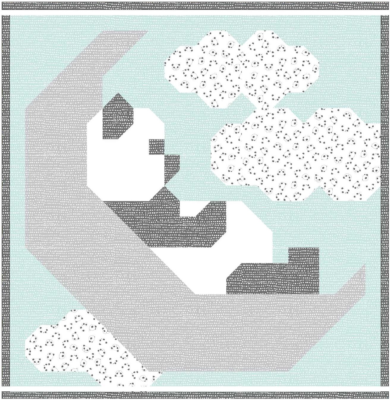 Sleepy Panda Baby Quilt Pattern (PDF Download) - Etsy