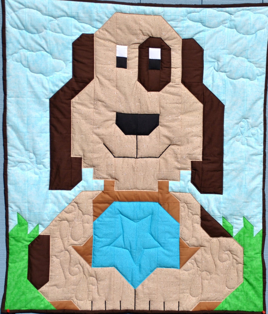 Dog Baby Quilt Pattern With 3 Sizes Baby Quilt Pattern Throw - Etsy
