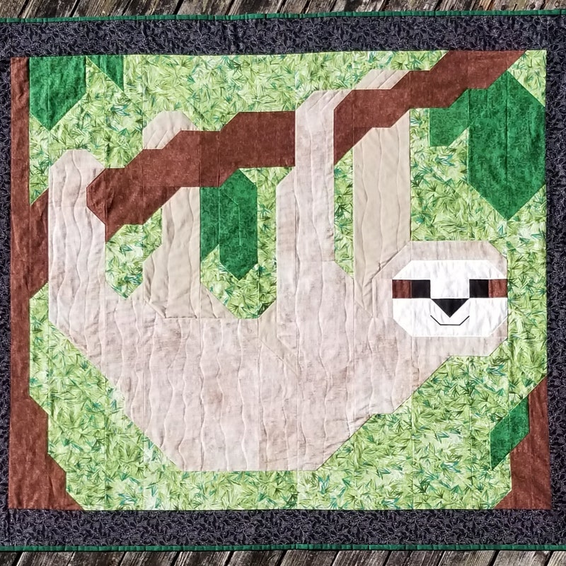 Sloth Quilt Pattern - Etsy