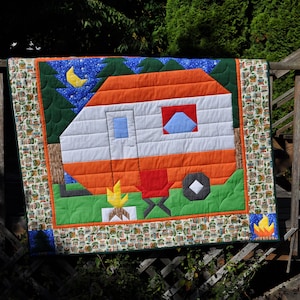 Happy Camper Quilt Pattern: Camping Trailer Design (PDF Pattern) - Etsy