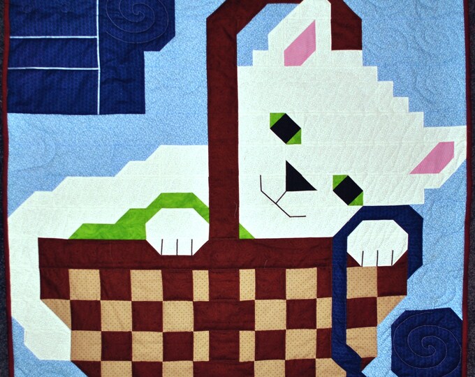 Kitty Quilt Pattern in Multiple Sizes, PDF Instant Download, This is ...