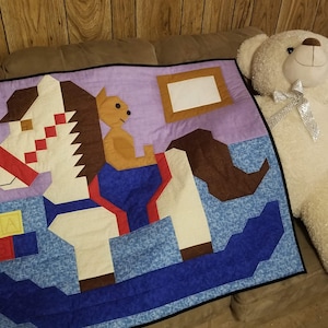 Rocking Horse Baby Quilt Pattern: Crib & Nursery Sizes (PDF) - Etsy
