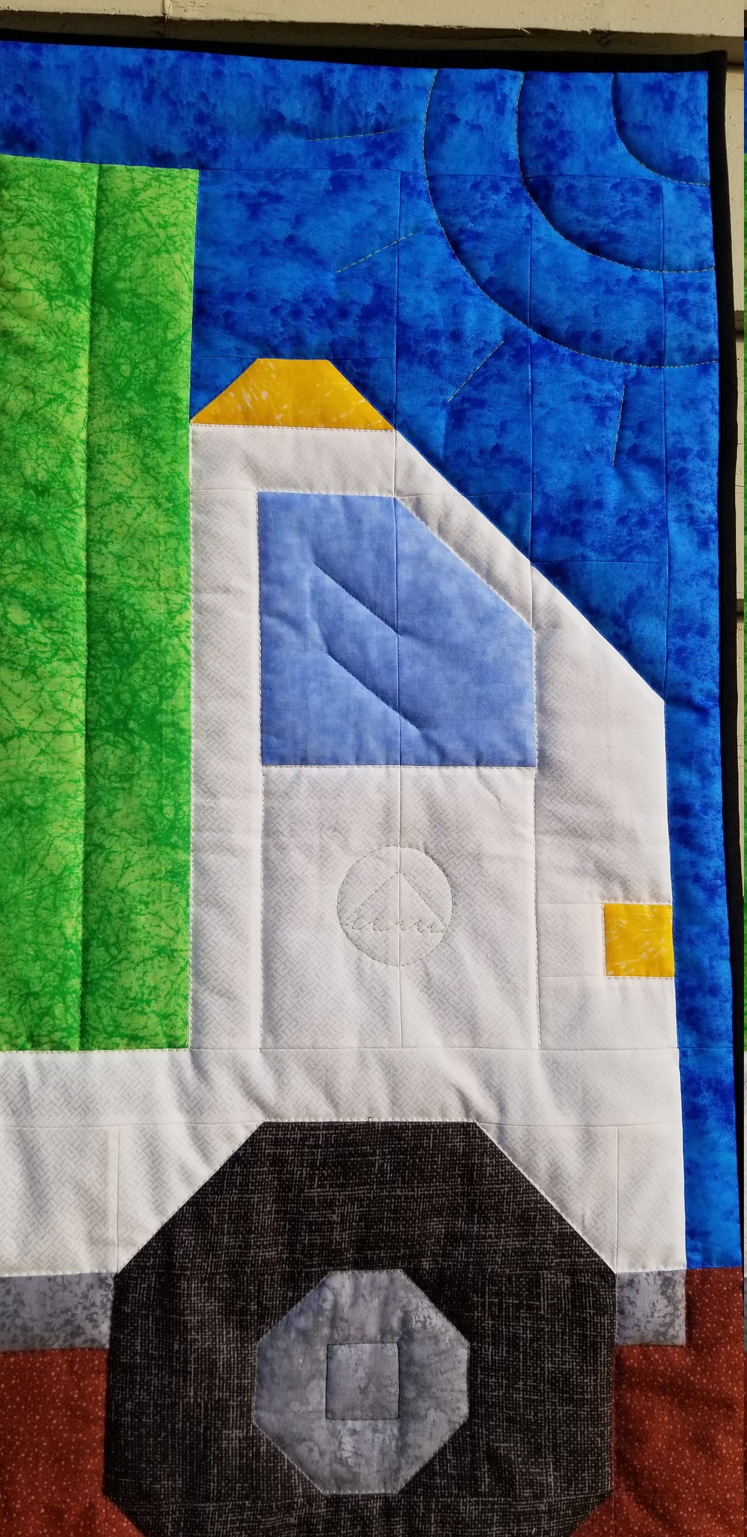 Boy Quilt Pattern Garbage Truck in 3 Sizes Wall Hanging | Etsy