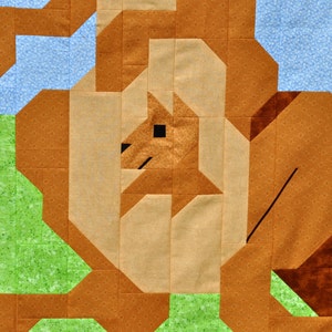 Kangaroo Baby Quilt Pattern: Easy Pieced Design (PDF Download) - Etsy