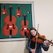 Music Themed Quilt Pattern Featuring Orchestra String Instruments ...