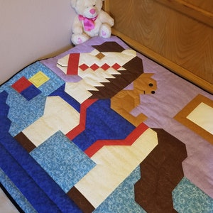 Rocking Horse Baby Quilt Pattern: Crib & Nursery Sizes (PDF) - Etsy