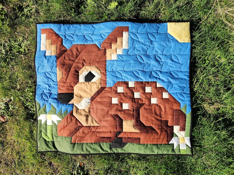 Fawn Baby Quilt Pattern With 2 Additional Sizes Included - Etsy