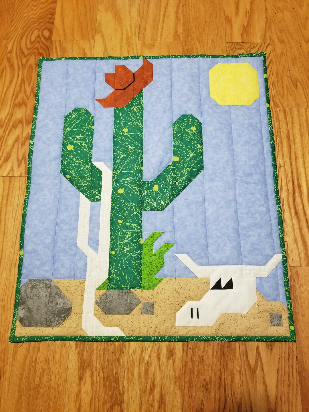 Desert Cactus Pieced Quilt Pattern: 3 Sizes (PDF) - Etsy