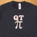 Cutie Pie QT Pi Math Geek Shirt Kids / Girls or Boys Long Sleeved Navy ...
