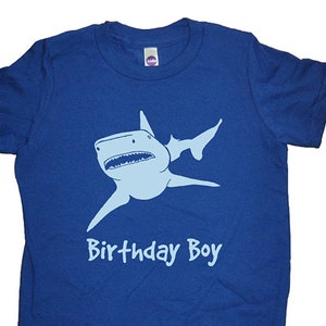 Birthday Shark Shirt Shark Birthday Boy Tee Shark Attack T Shirt 7 ...