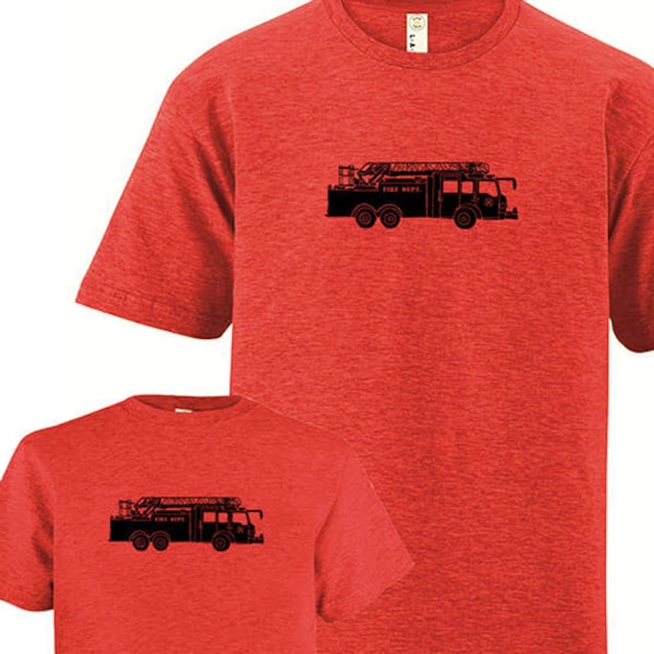 Fire Truck Shirt - Etsy