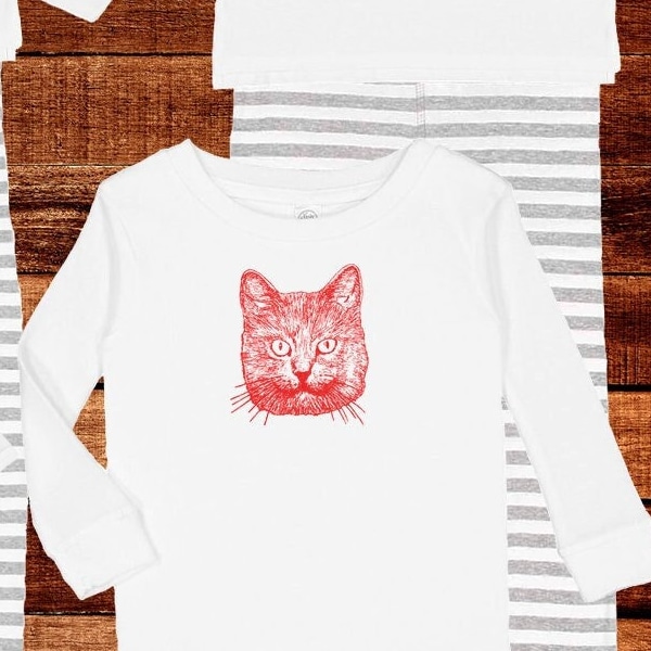 Matching Kitty Pajamas - Etsy
