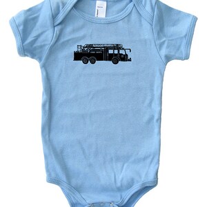 Fire Engine Baby Shirt Fire Truck Baby Shirt Baby Shirt Green Pink Blue ...