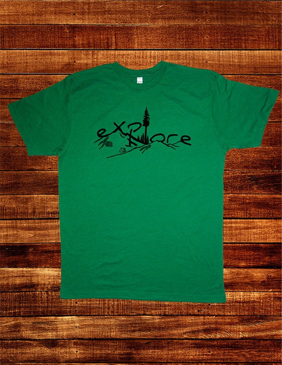 Adventure T Shirt Explore in Mens Sizing or Womens Sizing | Etsy