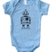 Robot Baby Shirt - Geek Robot Baby One Piece - Baby Shirt - Green Pink ...