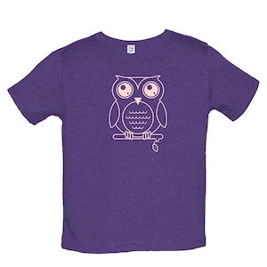 Girls Owl Shirt - Multiple Colors Available - Cute Kids Owl Tshirt ...