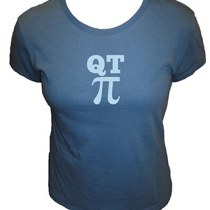 Pi Shirt - QT Pi Math T Shirt - 4 Colors Available - Organic Bamboo and ...