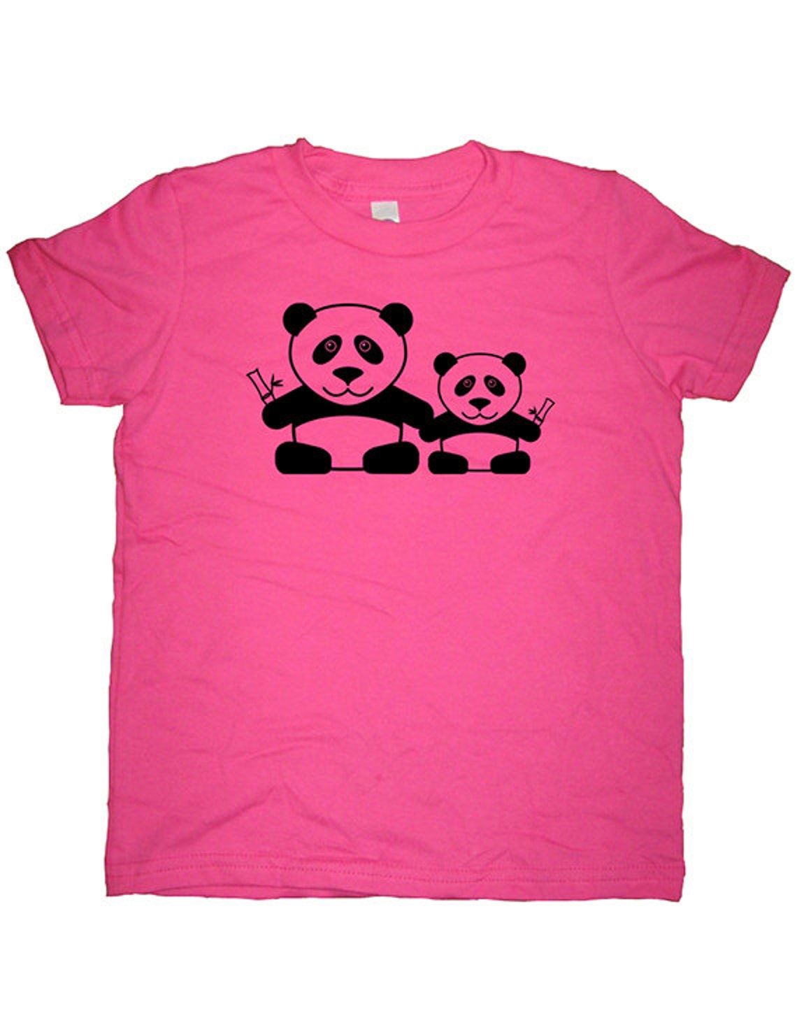 Panda Shirt Panda Pair Kids Tee Boys or Girls Pandas Shirt - Etsy