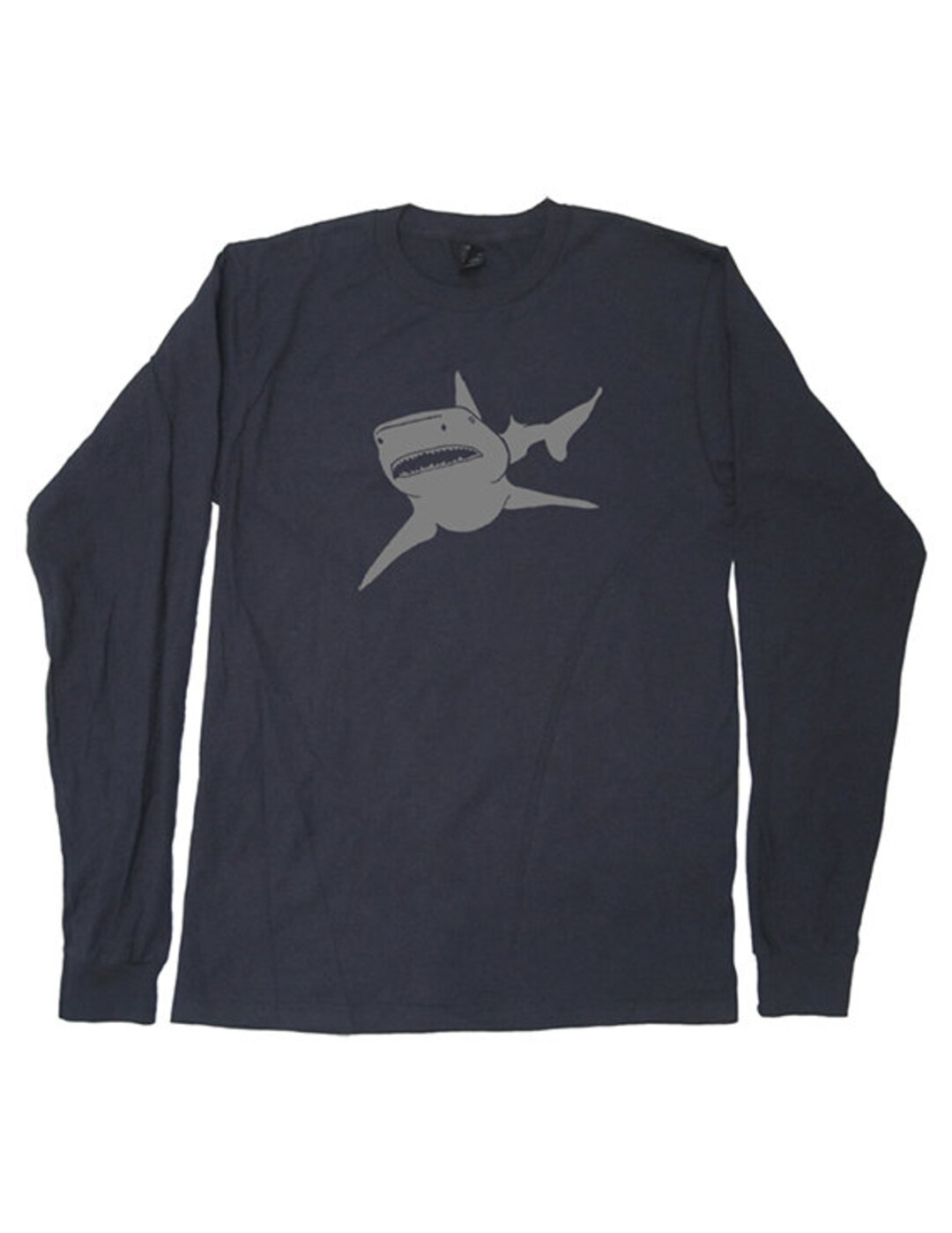 Shark Mens Long Sleeved Shark Attack Shirt Mens / Unisex Long Sleeved ...