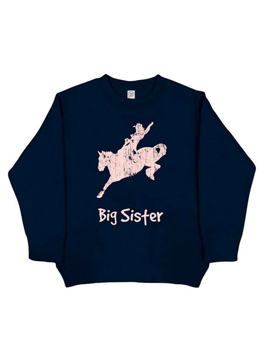 Big Sister Shirt - Cowgirl Rodeo Horse Big Sister Sweatshirt - Kids ...