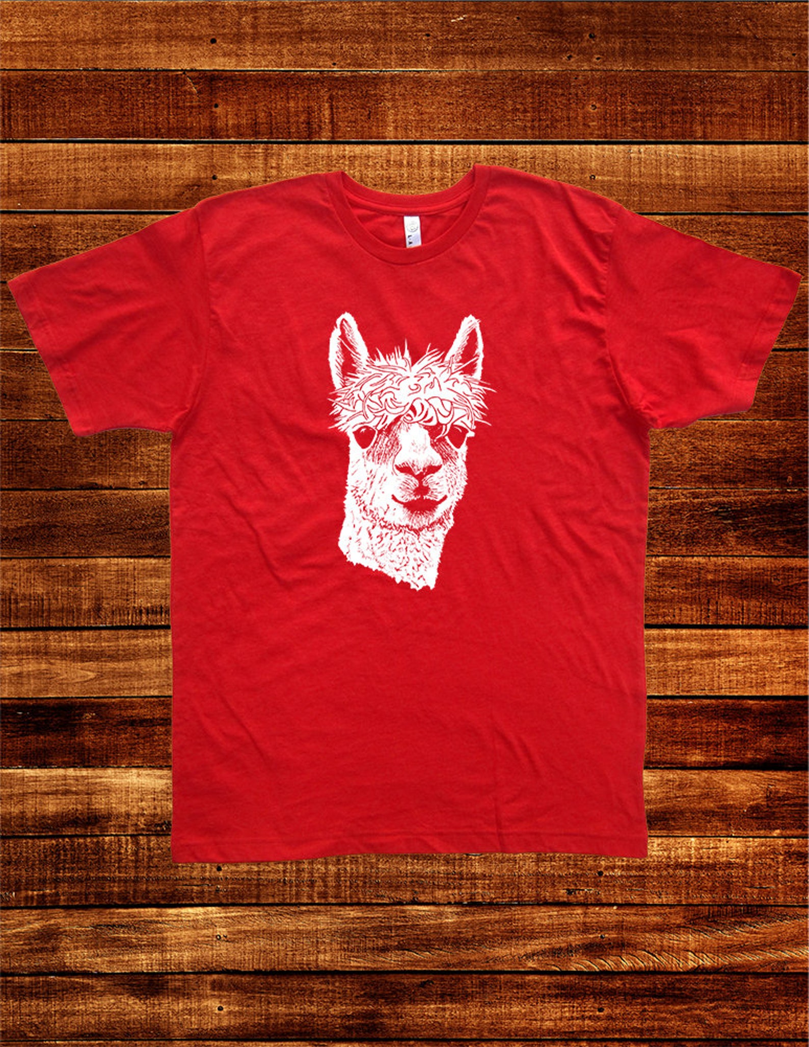 Llama T Shirt in Adult Sizes Men or Womens Sizing Available - Etsy