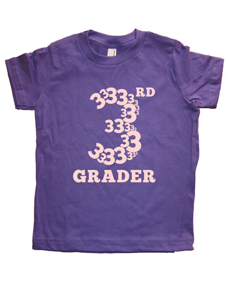 Third Grade Tshirt 3rd Grader Shirt Boys or Girls Back to - Etsy