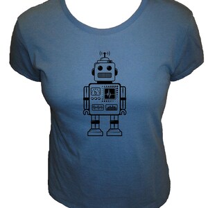 Womens Robot Shirt - Robot T Shirt - Geekery - 4 Colors Available ...