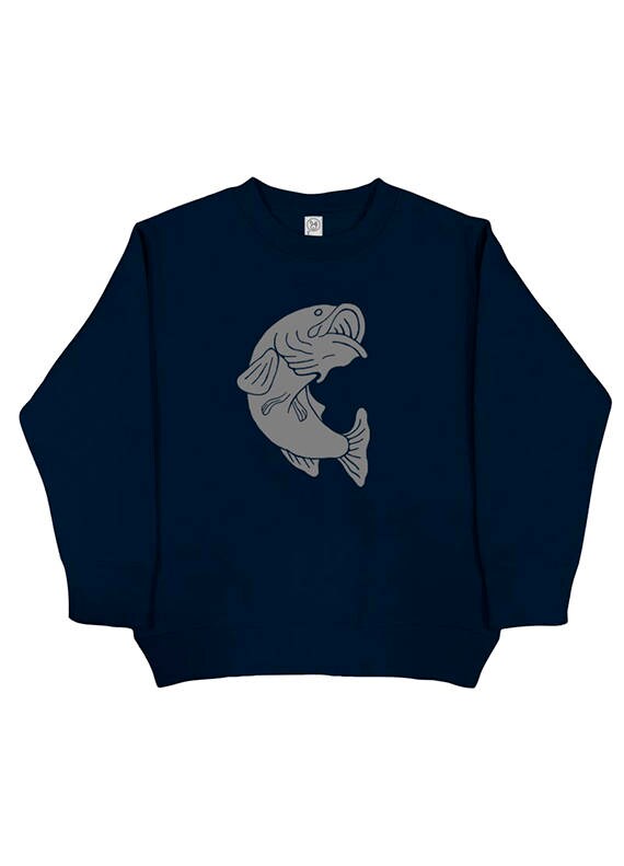 Fishing Shirt Kids Bass Fish Cute Boys or Girls Long Sleeved | Etsy