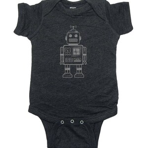 Robot Baby Shirt - Geek Robot Baby Bodysuit - Multiple Colors - Baby ...