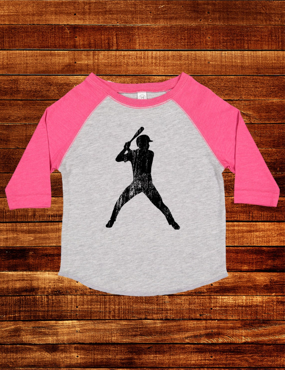 Baseball Player Shirt ball batter bat tee Blue Black Raglan | Etsy