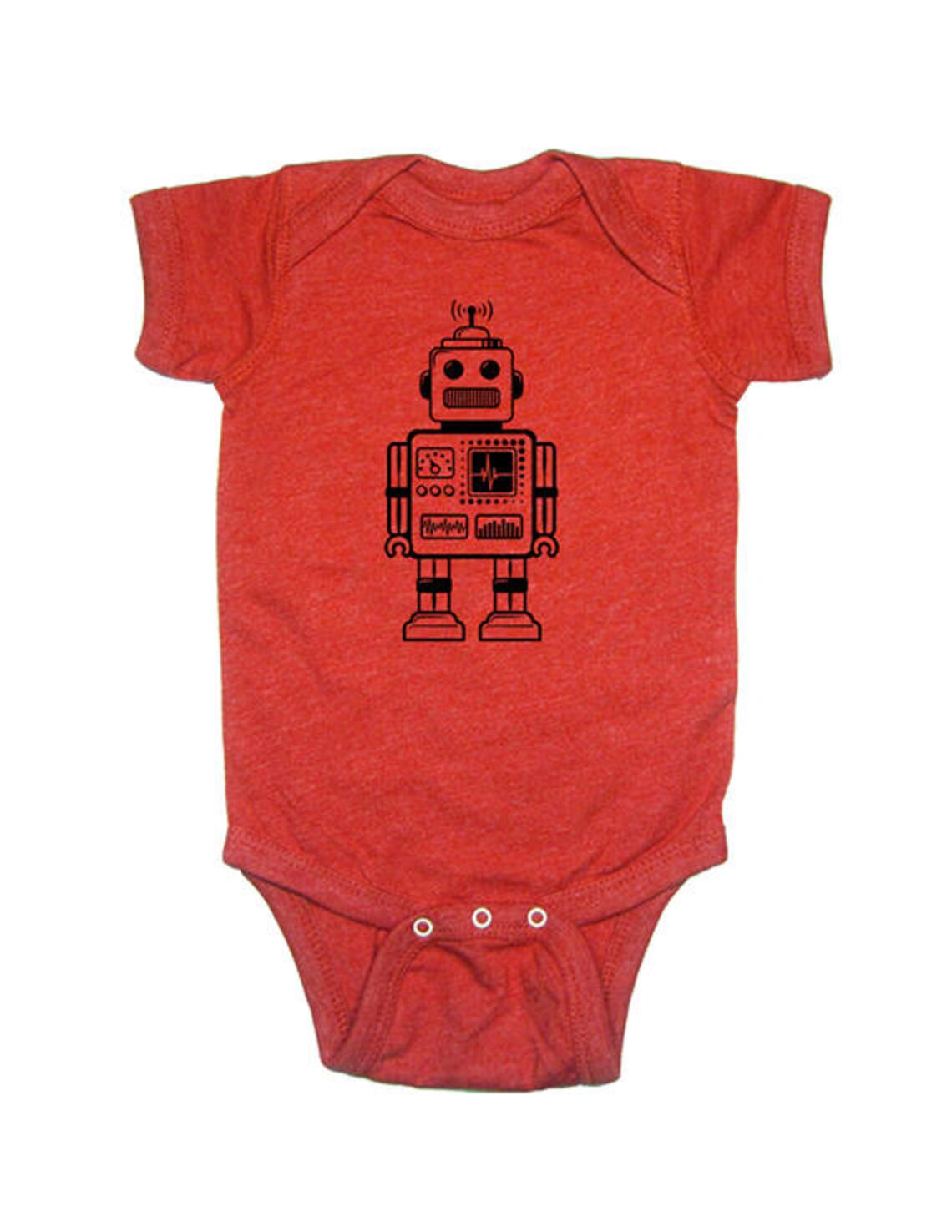 Robot Baby Shirt Geek Robot Baby Bodysuit Multiple Colors | Etsy