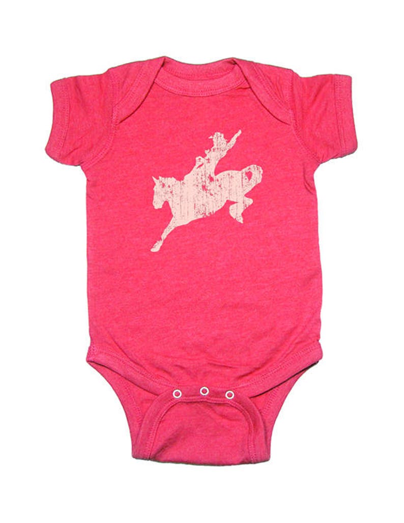 Cowgirl Rodeo Horse Little Girl Shirt in Top Baby Girl 3-6 | Etsy