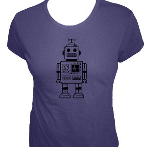 Womens Robot Shirt - Robot T Shirt - Geekery - 4 Colors Available ...