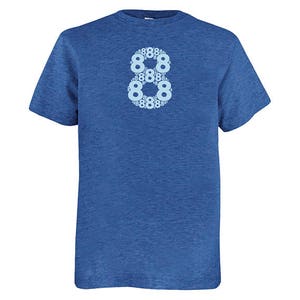 Birthday Shirt - Eighth Birthday Number 8 - Kids Tshirt - Tee - Youth ...