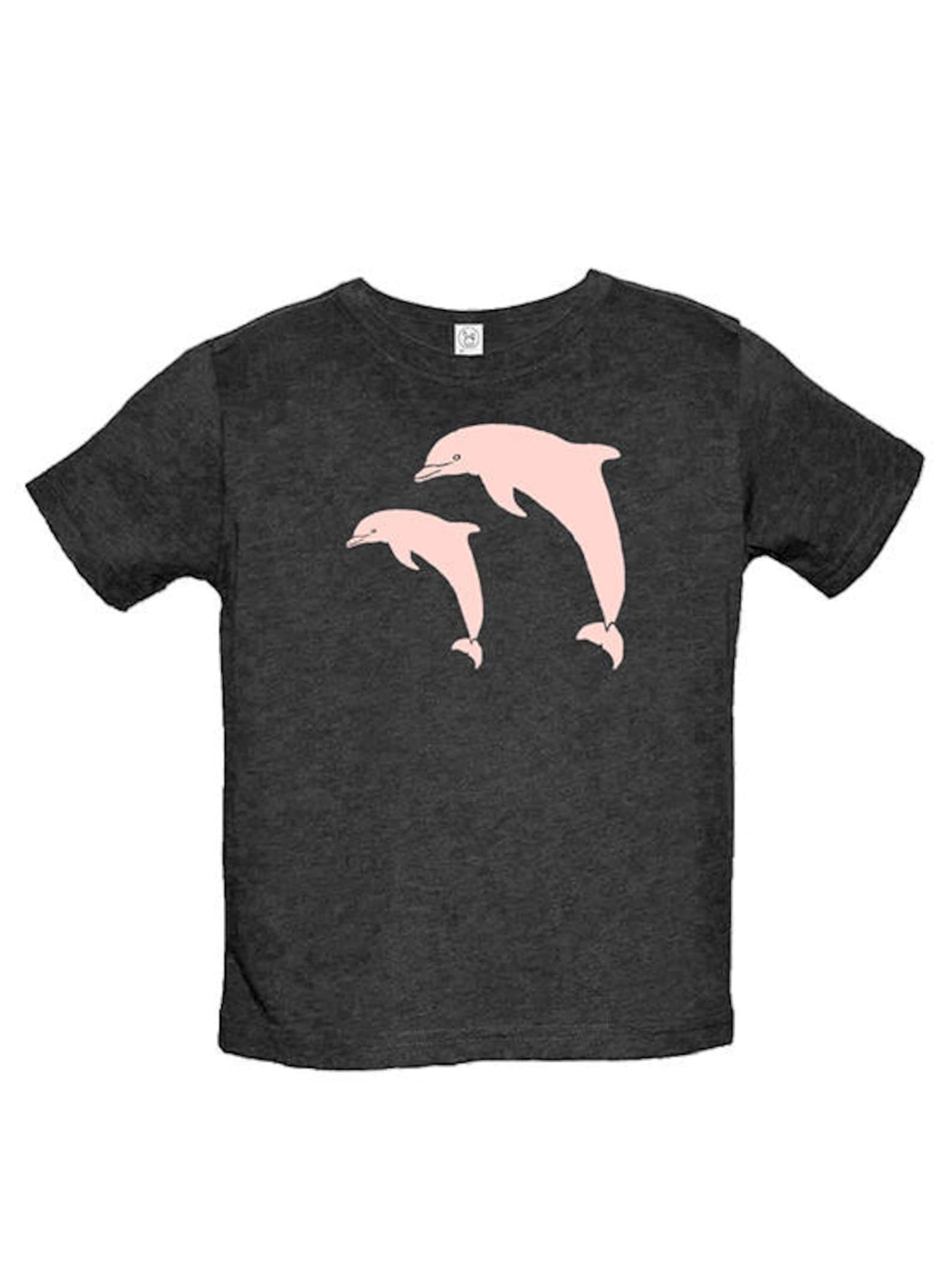 Dolphin Tshirt - Kids Dolphin Pair Shirt - Tee - Youth Girls Shirt ...