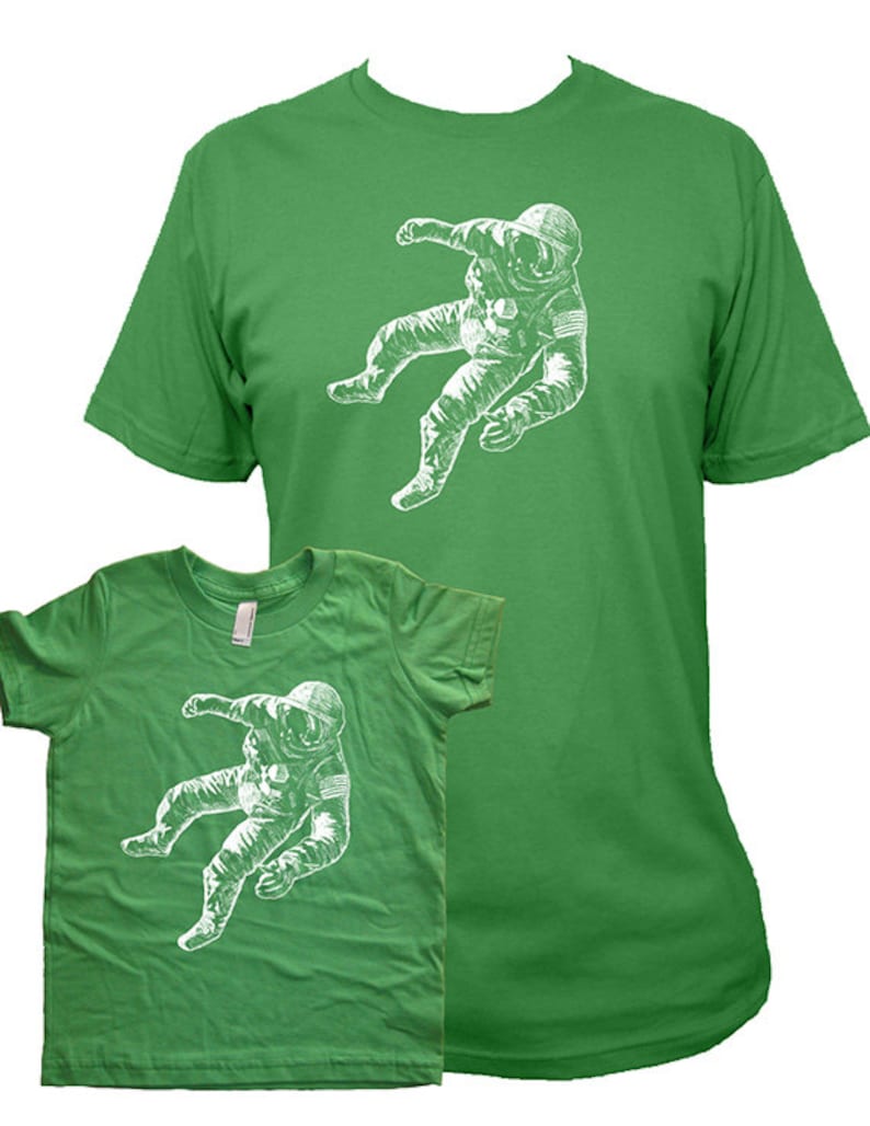 Matching Father Son Shirts, Astronaut Stars T Shirts, Fathers Day Gift ...