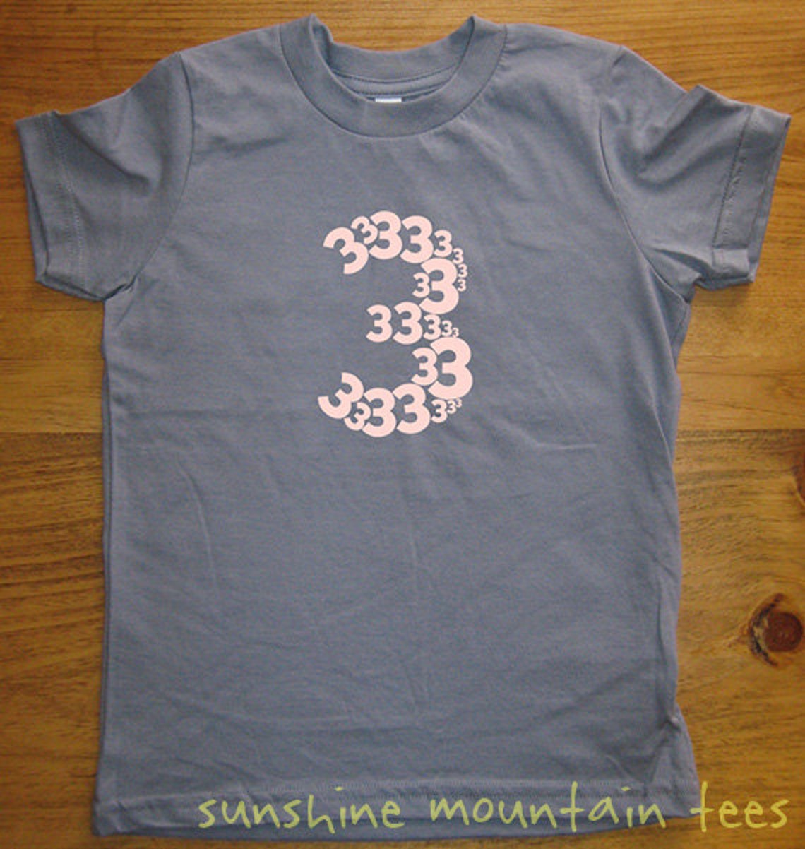 Birthday Shirt - 3 Year Old Shirt - 3rd Birthday - Number Shirt ...