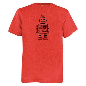 Robot Shirt - Retro Robot Kids T Shirt - Multiple Colors Available ...